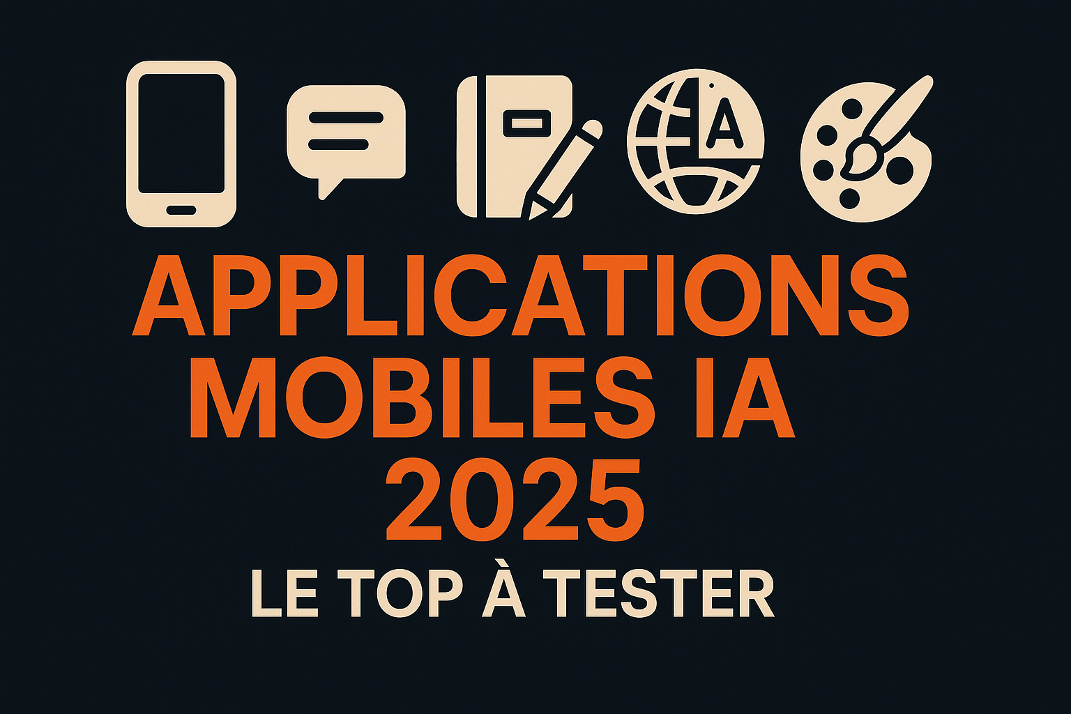 Applications mobiles IA 2025 : le top à tester - Astuces IA
