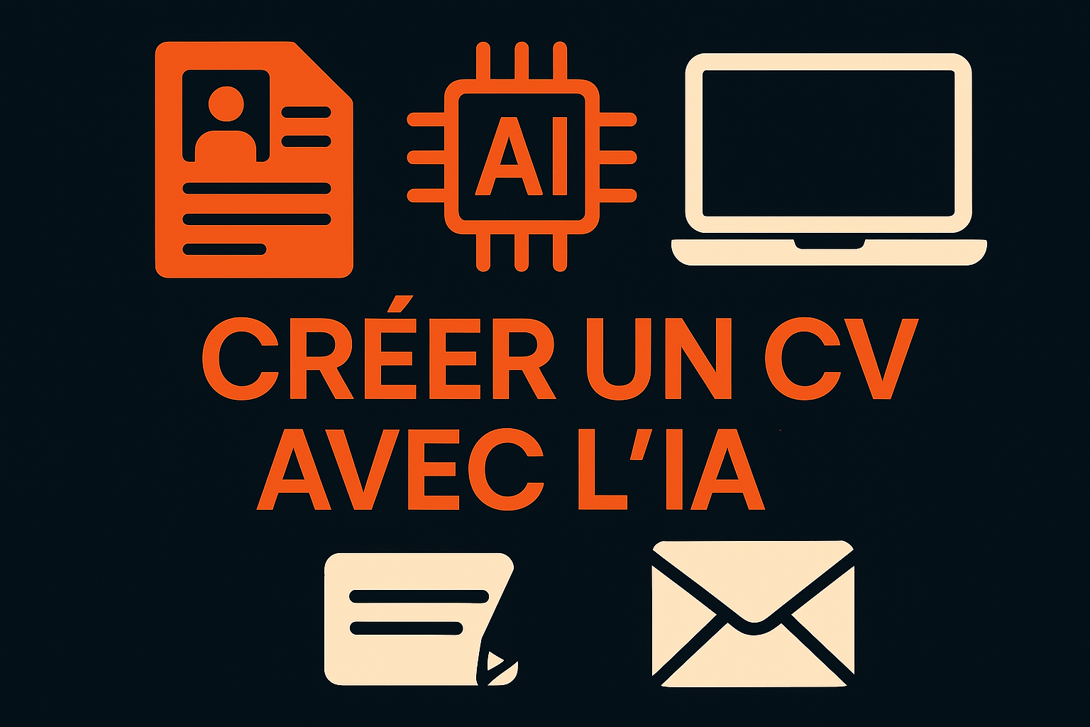 Créer un CV avec l’IA et une lettre de motivation